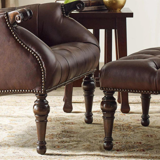 Stickley Leopold's Chair & Ottoman Set – Inland Fine Furnishings